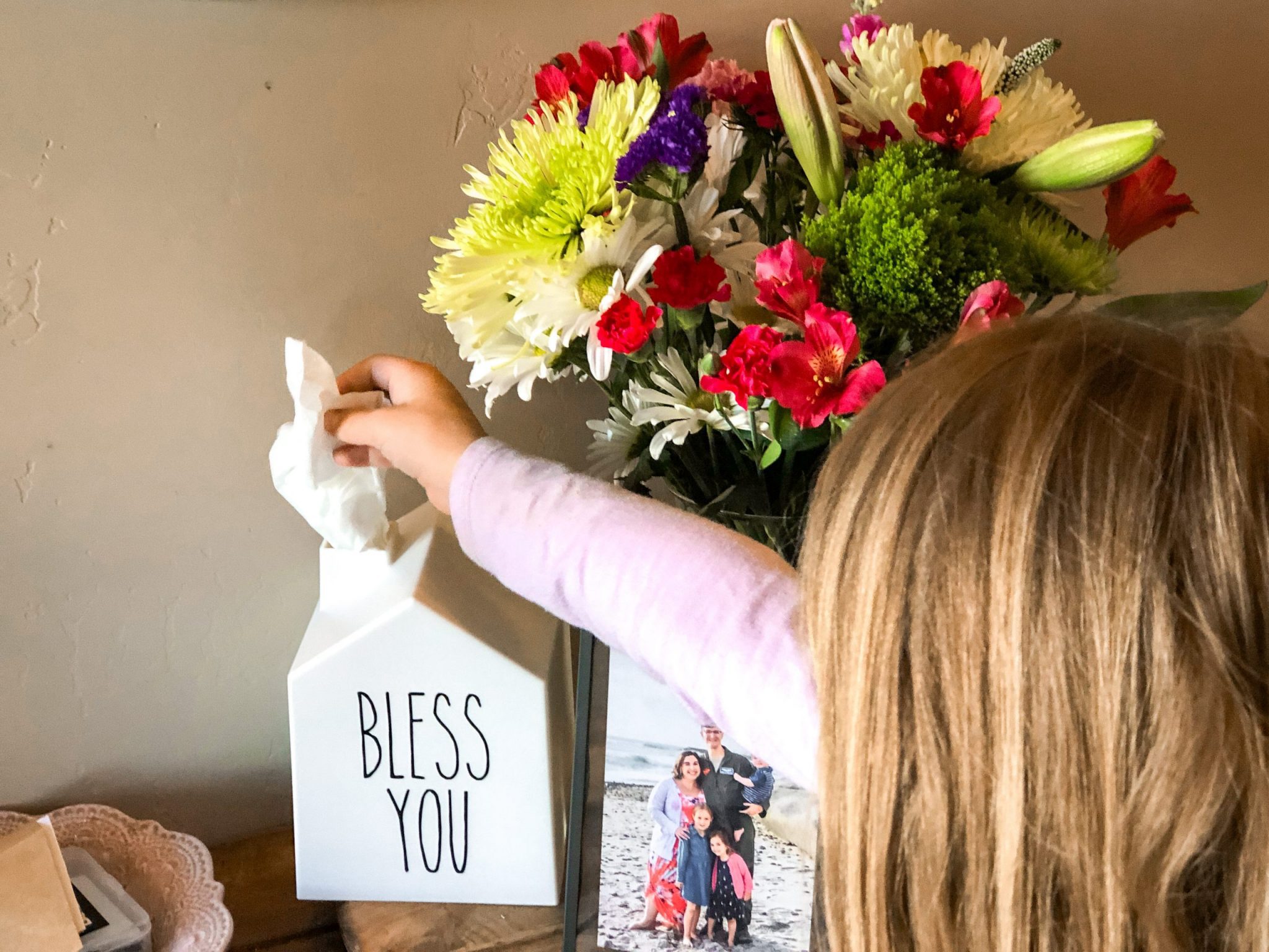 DIY Bless You Tissue Box Cover • Jessica Lynn Writes