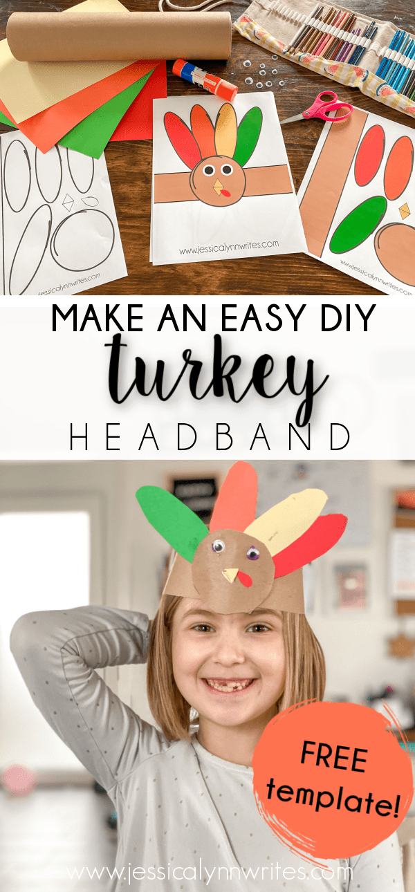 DIY Thanksgiving Turkey Headband • Jessica Lynn Writes